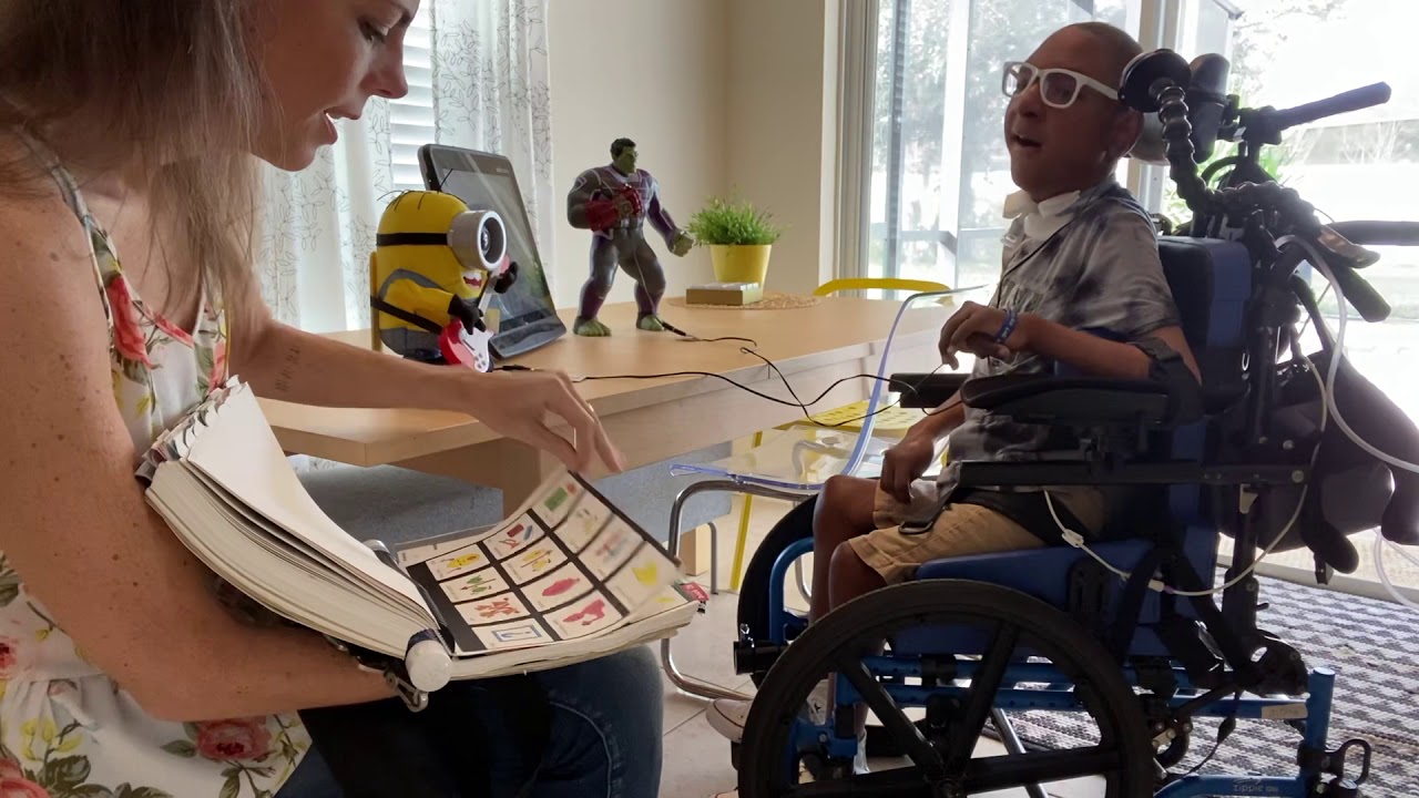 Playing with Toys and speaking PODD - YouTube