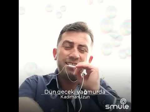 Dün geceki yağmurda Bülent ersoy kadir uzun