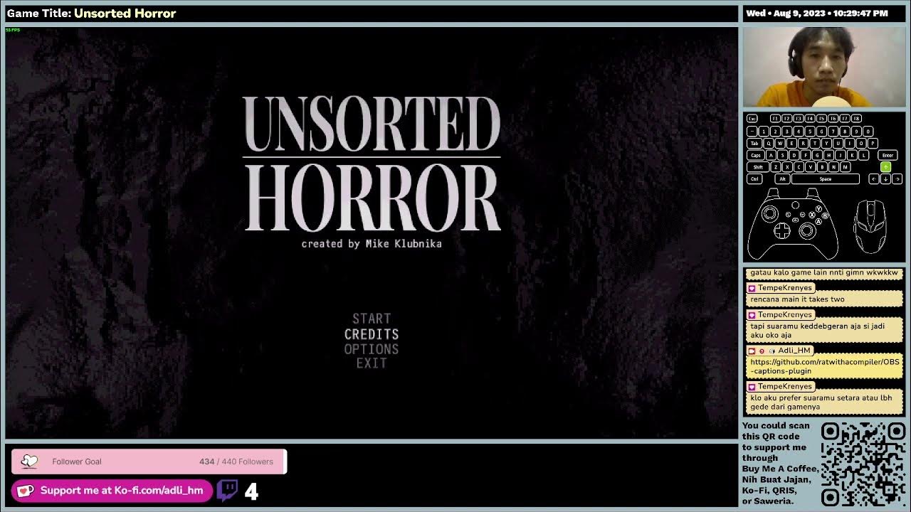 (EN/ID) Unsorted Horror - First Time Impression - Full Gameplay (All Episodes) - YouTube
