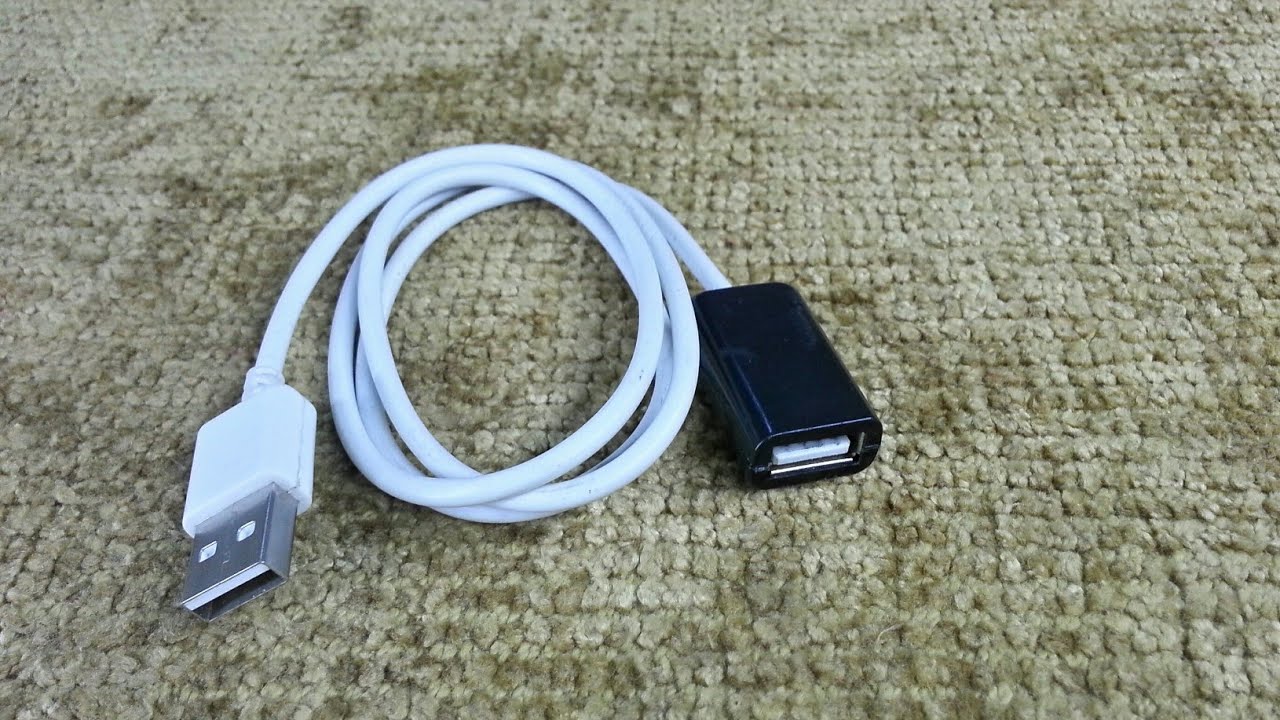 DIY USB Extension cord - YouTube