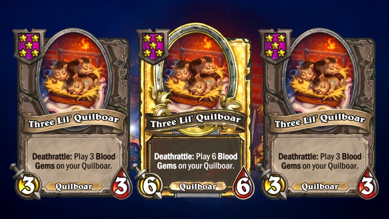Three Lil' Quilboar Strategy | Hearthstone Battlegrounds - YouTube