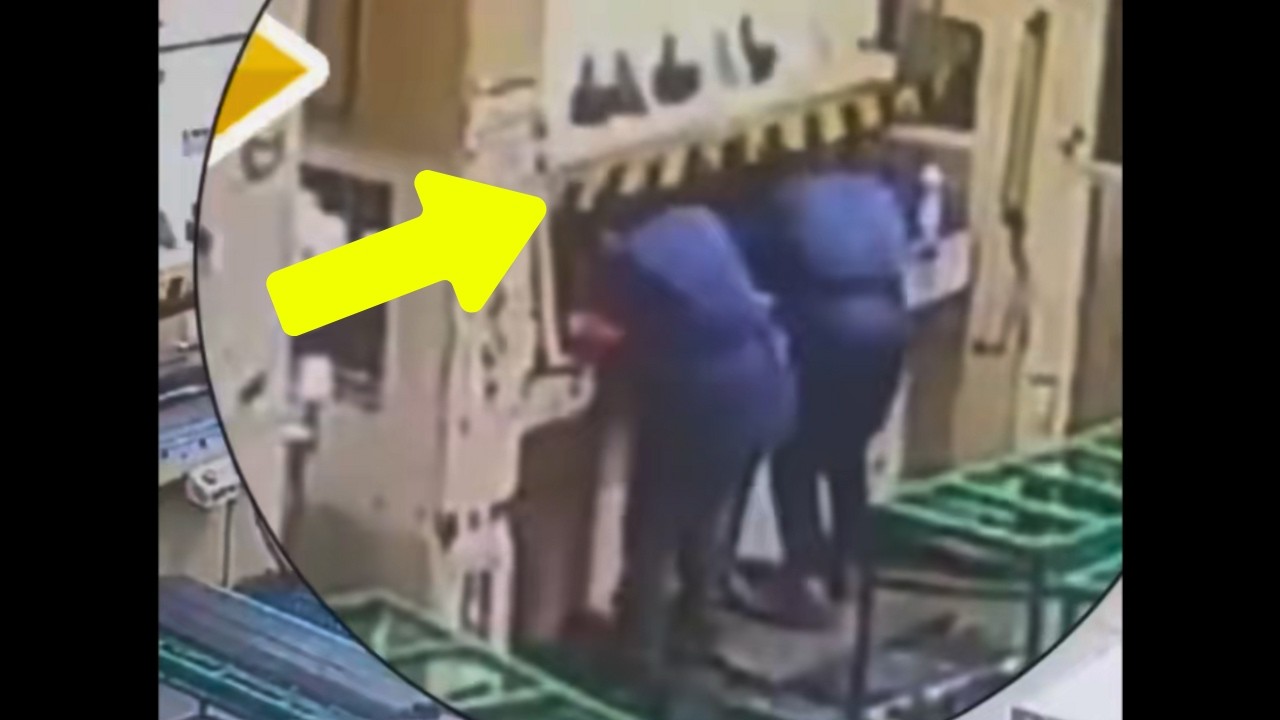 💀INDUSTRIAL PRESS ACCIDENT - YouTube