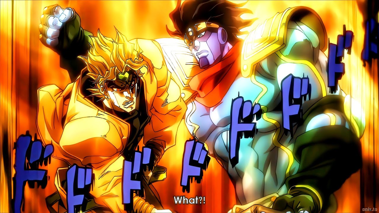 Jotaro Breaks Dio's Skull (UPSCALED 4K) - YouTube