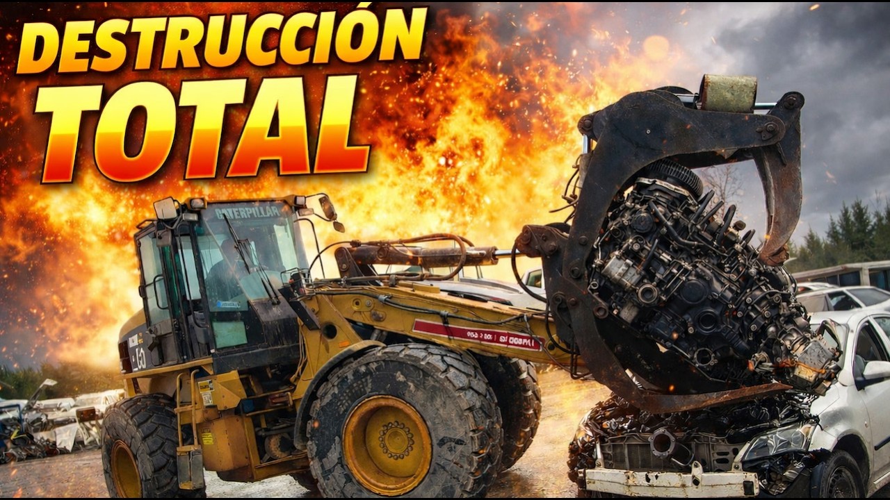 DESTRUCCION total en el desguace 🔥 - YouTube