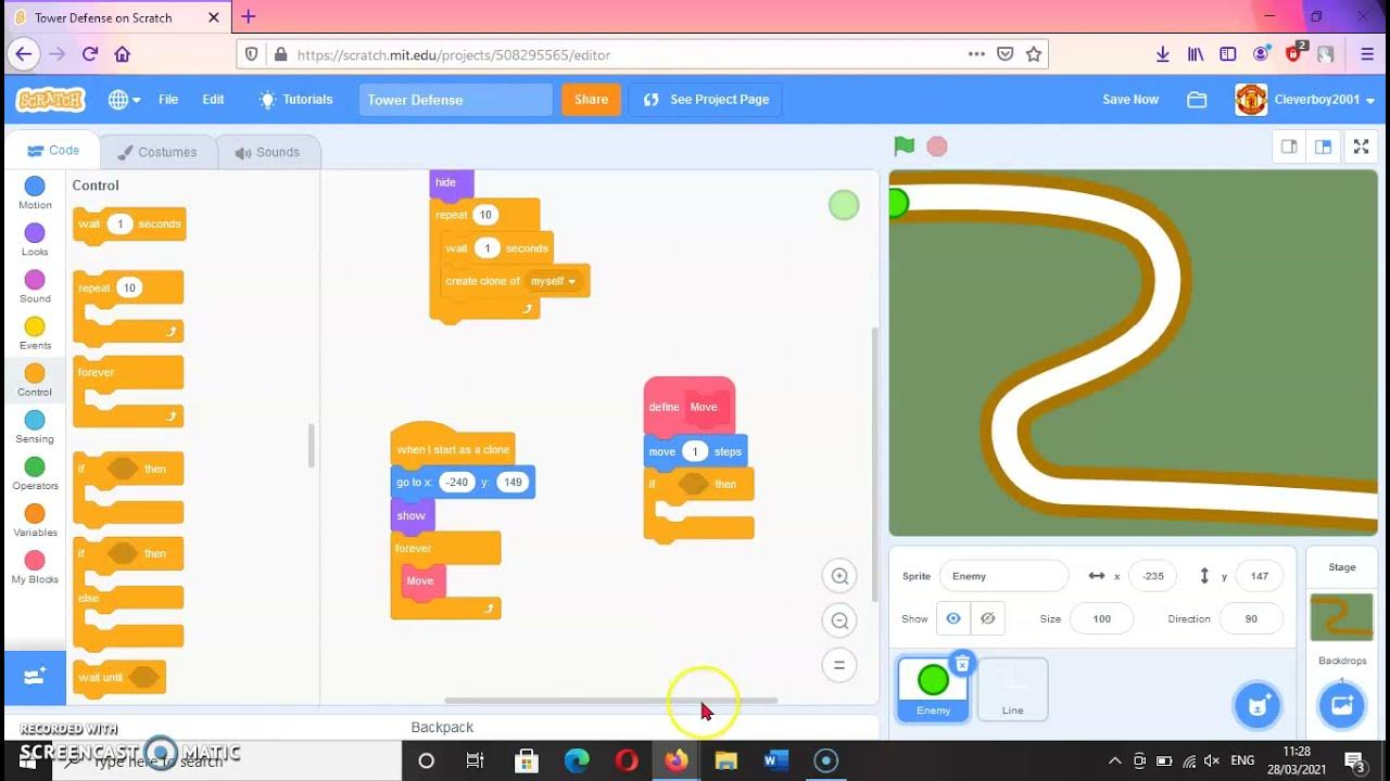 Scratch 3.0 Tutorial: How to Make a Tower Defense Game (Part 1) - YouTube