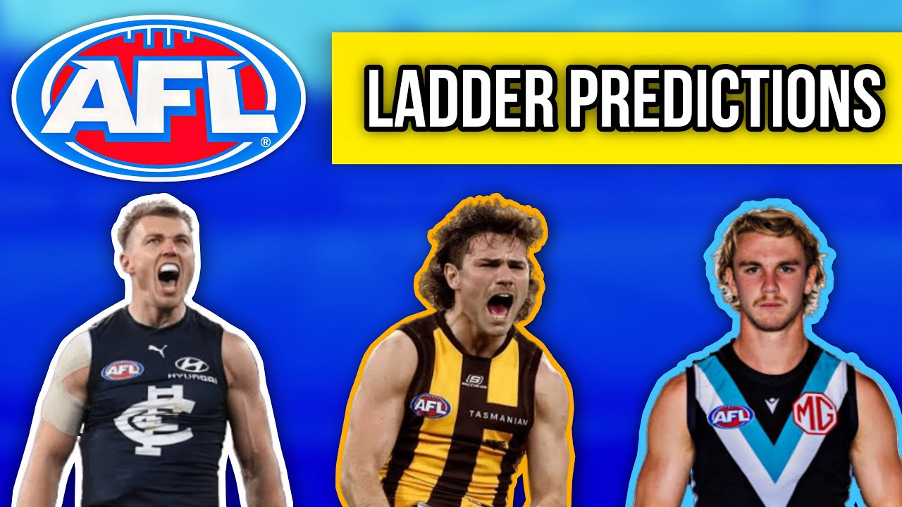 2025 AFL LADDER PREDICTIONS - YouTube