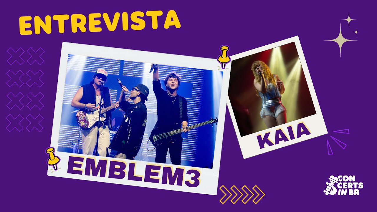 Emblem3 e Kaia Jette compartilham os Shows mais especiais de suas vidas ...