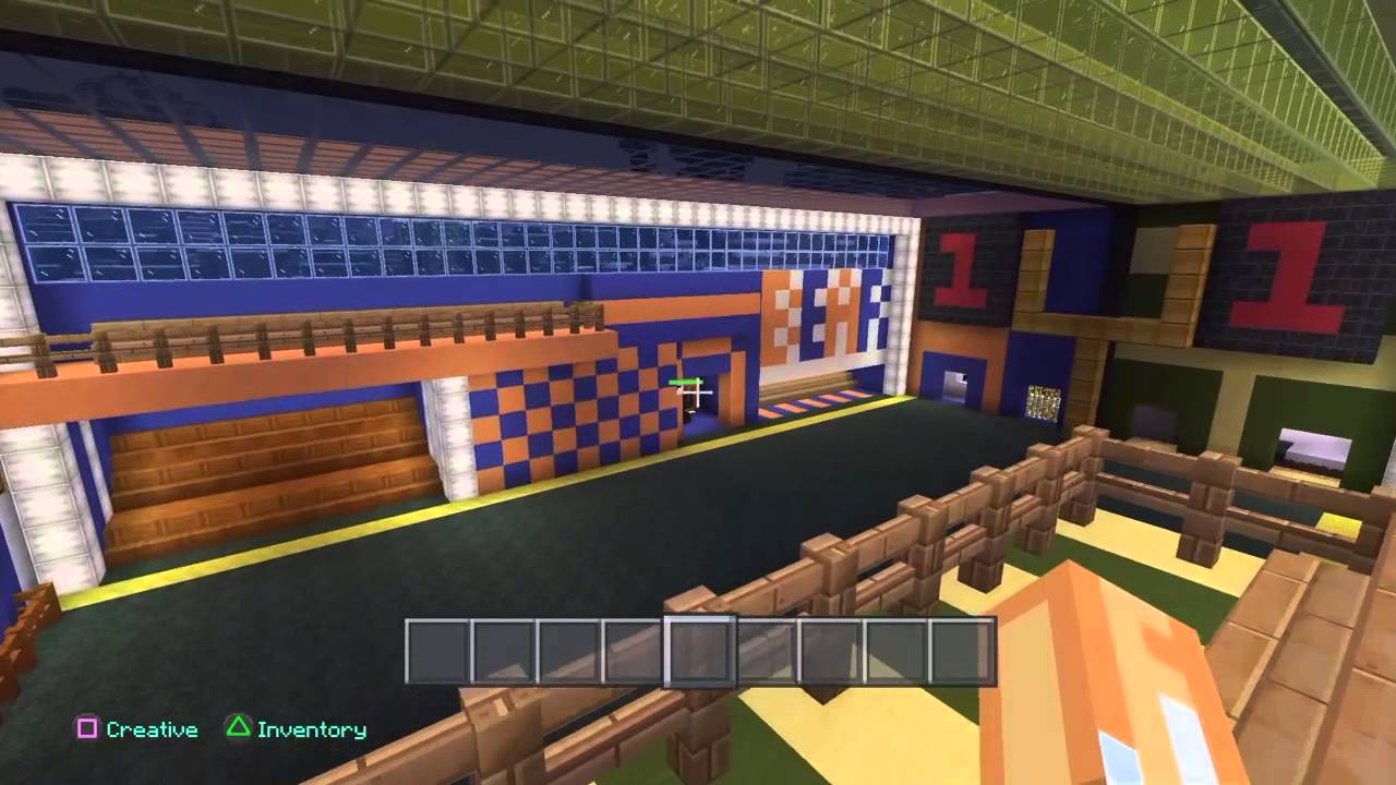 Packers vs Bears Football Field In Minecraft - YouTube