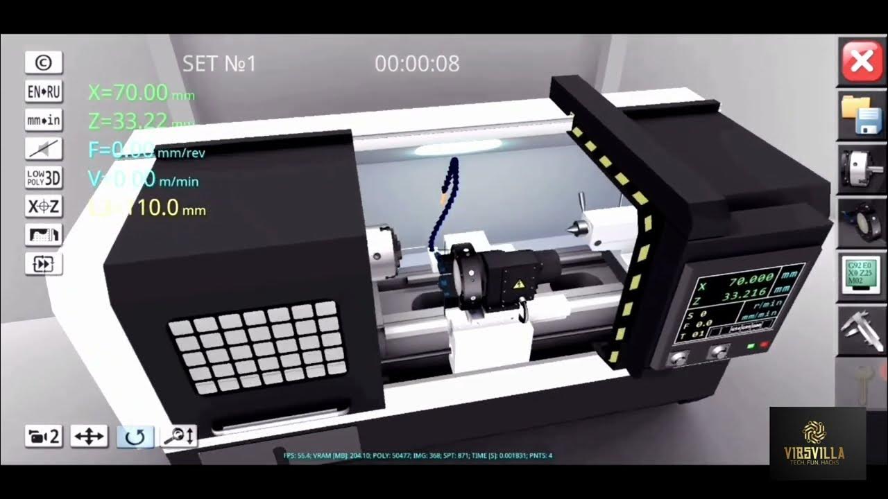 CNC Lathe Simulator Software - YouTube