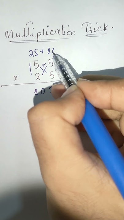 Fast multiplication trick. - YouTube
