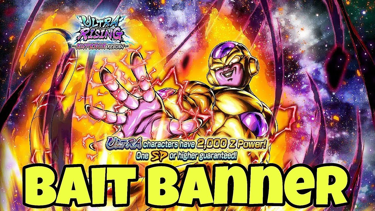 Ultra Golden Frieza Festival Bait Banner Summon//Dragon Ball Legends ...