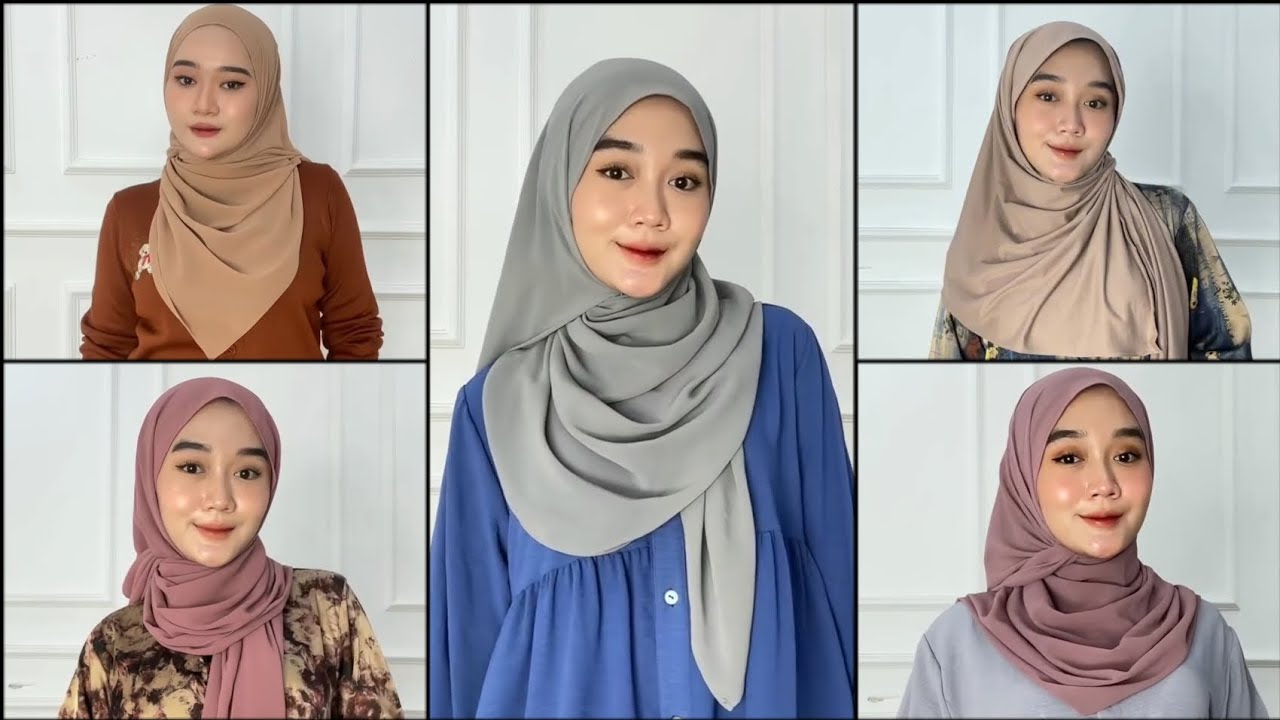 Short Chiffon Hijab Style ।Flowly Hijab Tutorial । New Hijab Style 2024 ...