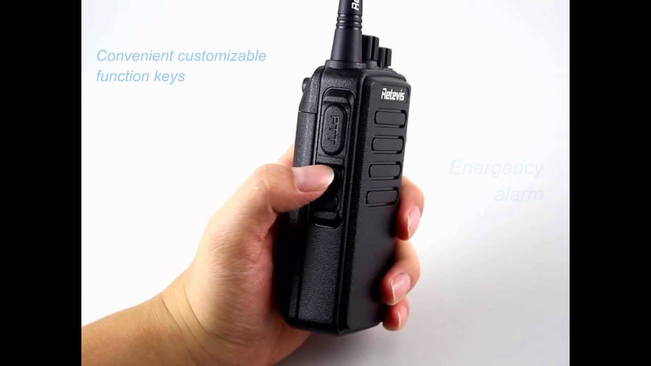 A9106A Retevis RT1 Walkie Talkie 10W UHF 400-520 MHz Scrambler Two Way ...