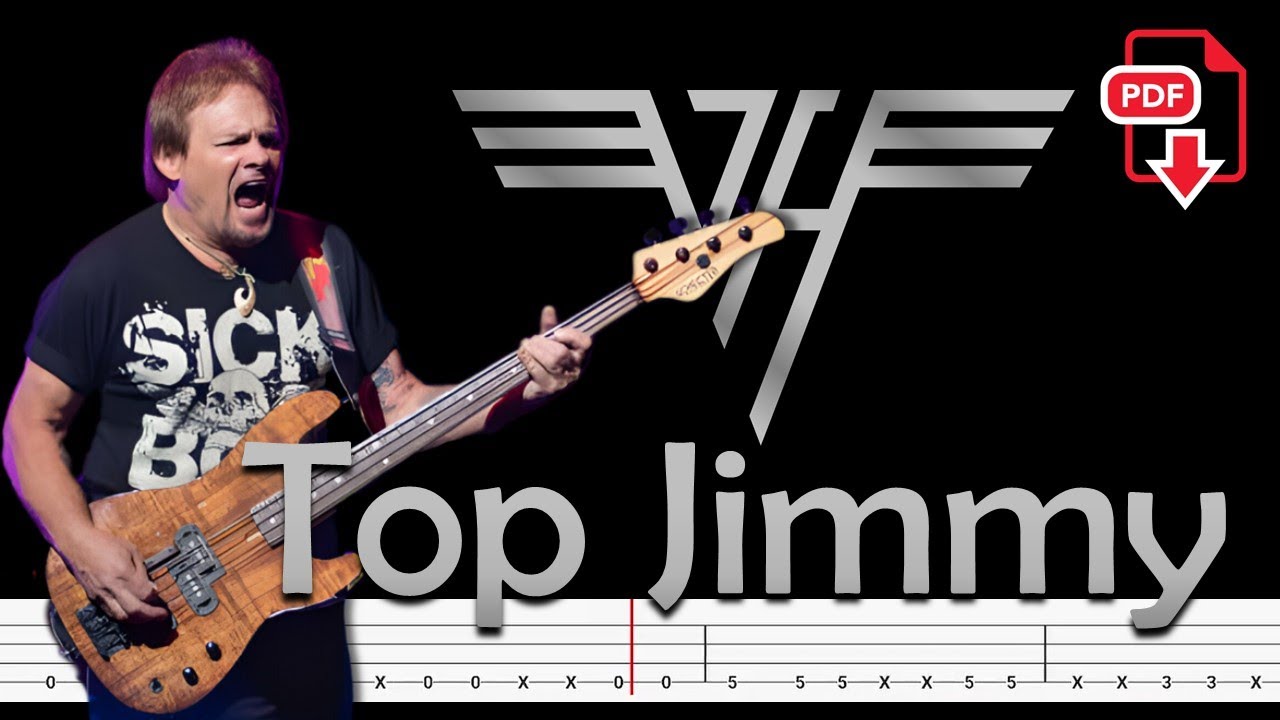 Van Halen - Top Jimmy (🔴Bass Tabs | Notation) @ChamisBass #vanhalen # ...