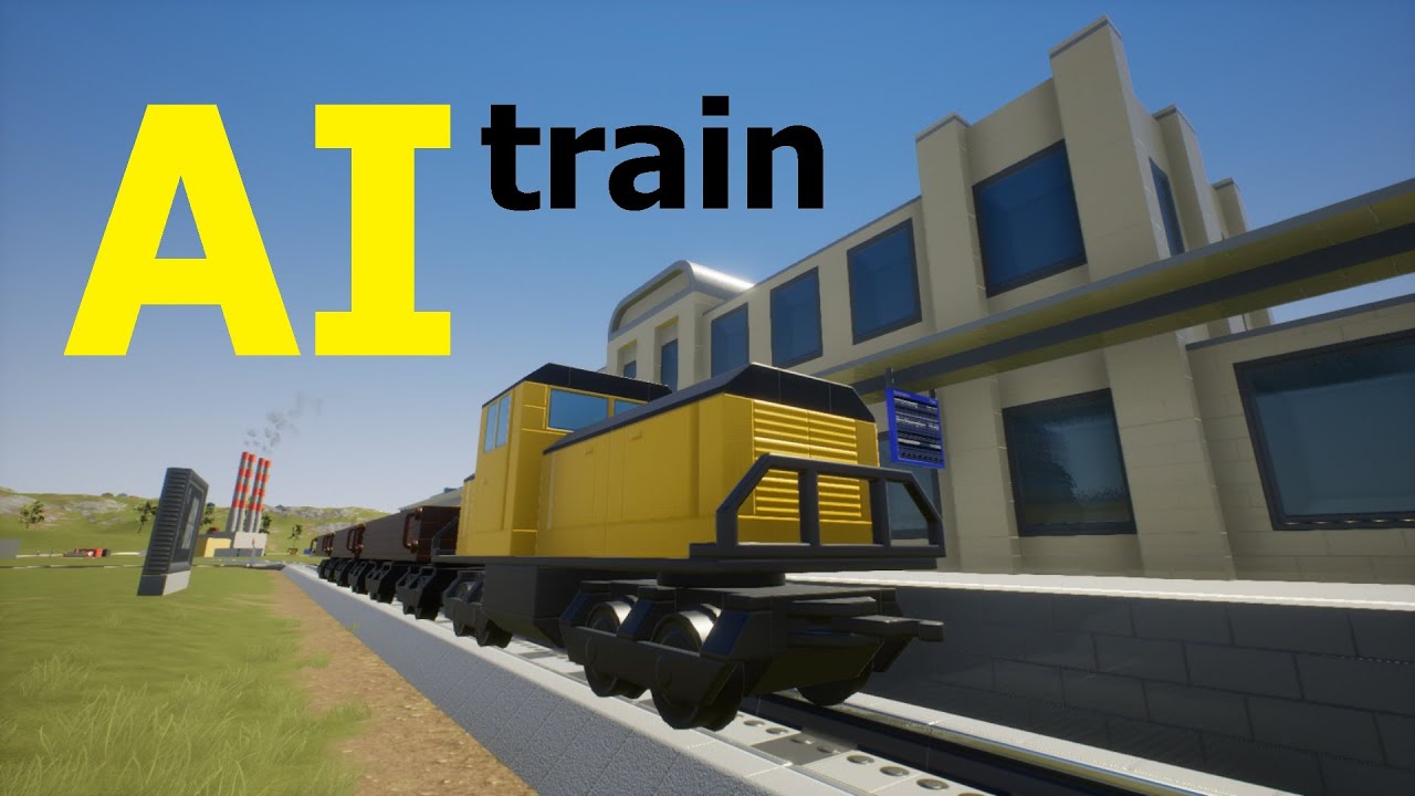 Would you ride the AI train in Brick Rigs (but at 500 KPH!!!) - YouTube