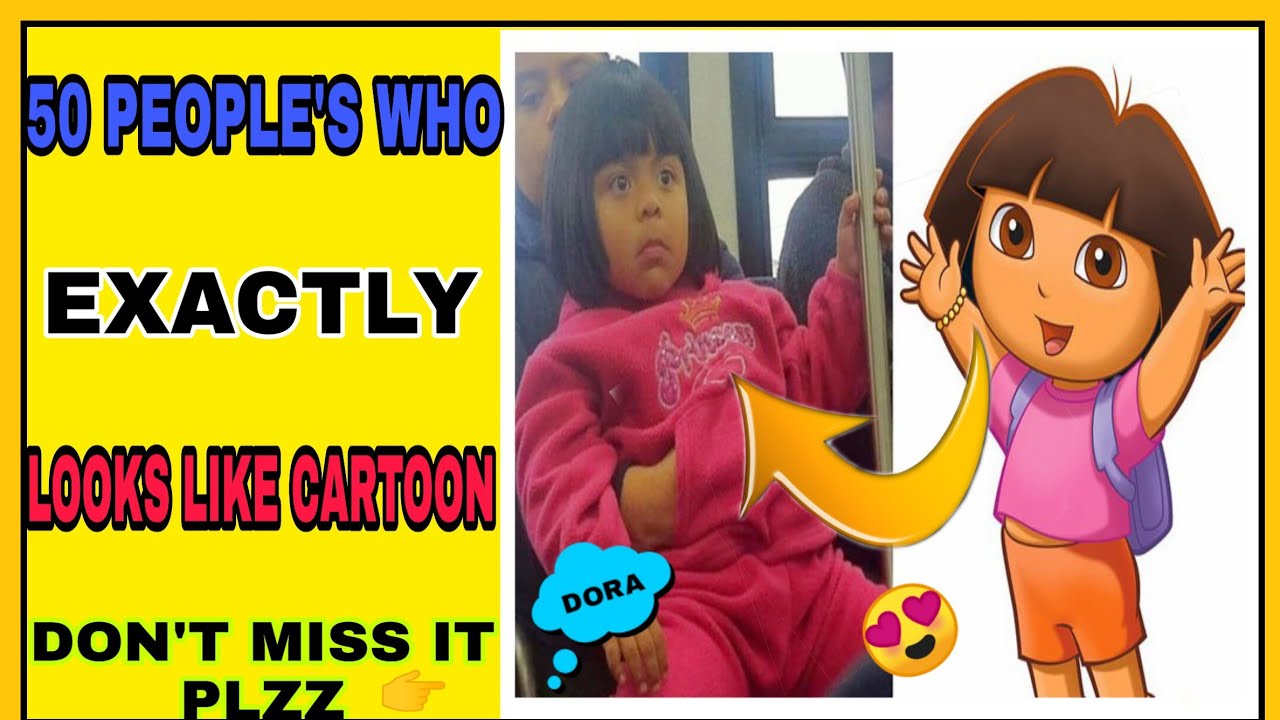 CARTOONS vs REAL LIFE CHARACTERS! 😜 - YouTube