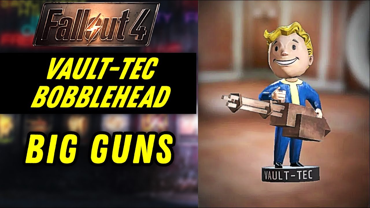 Big Guns Bobblehead Location - Vault 95 Guide | Fallout 4 - YouTube
