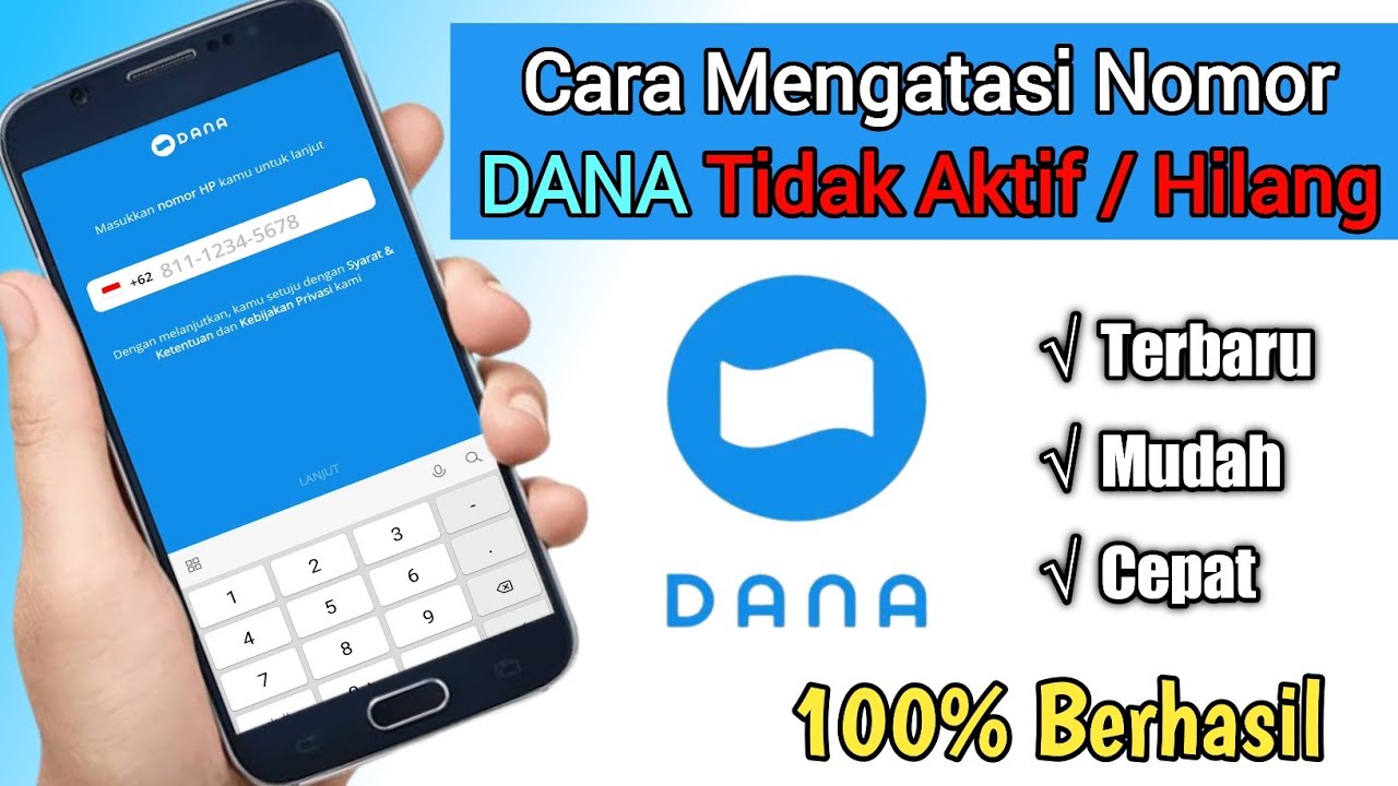Berhasil.!! Cara Mengganti Nomor Dana yang Tidak Aktif/Hilang 2023 - YouTube