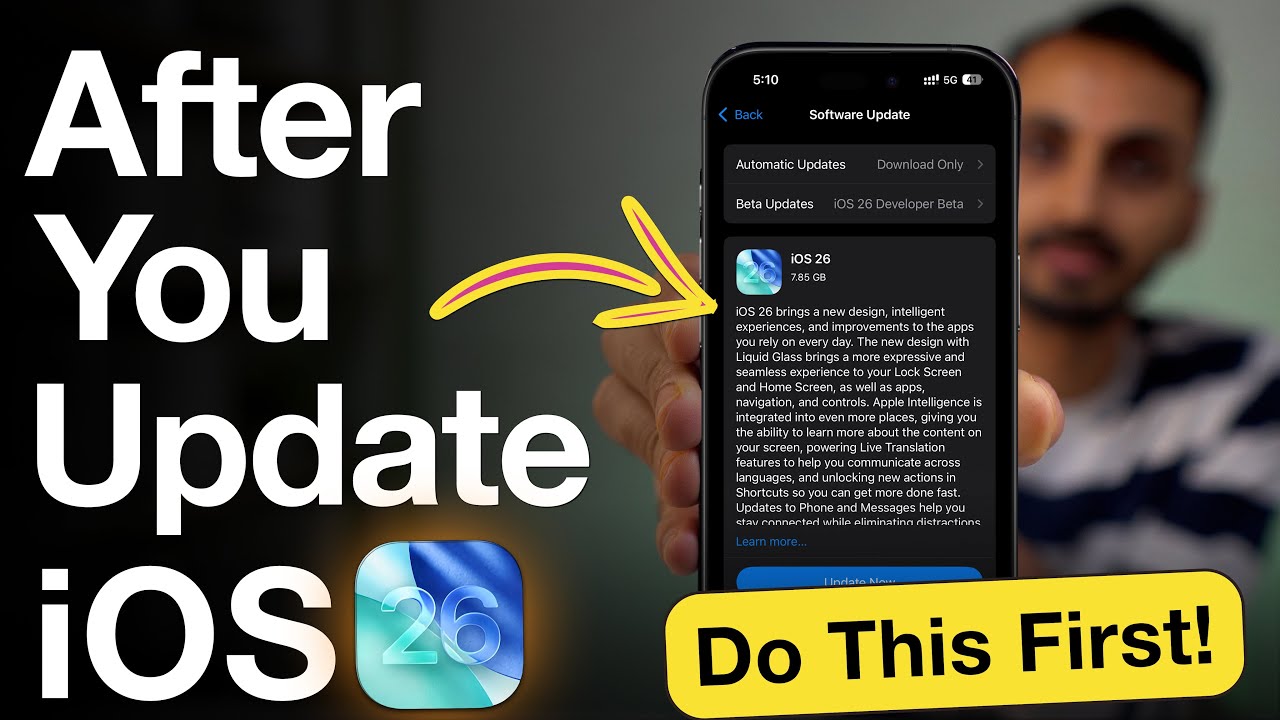 iOS 26 First Things To Do After Installing iOS 26 on Your iPhone (iOS ...