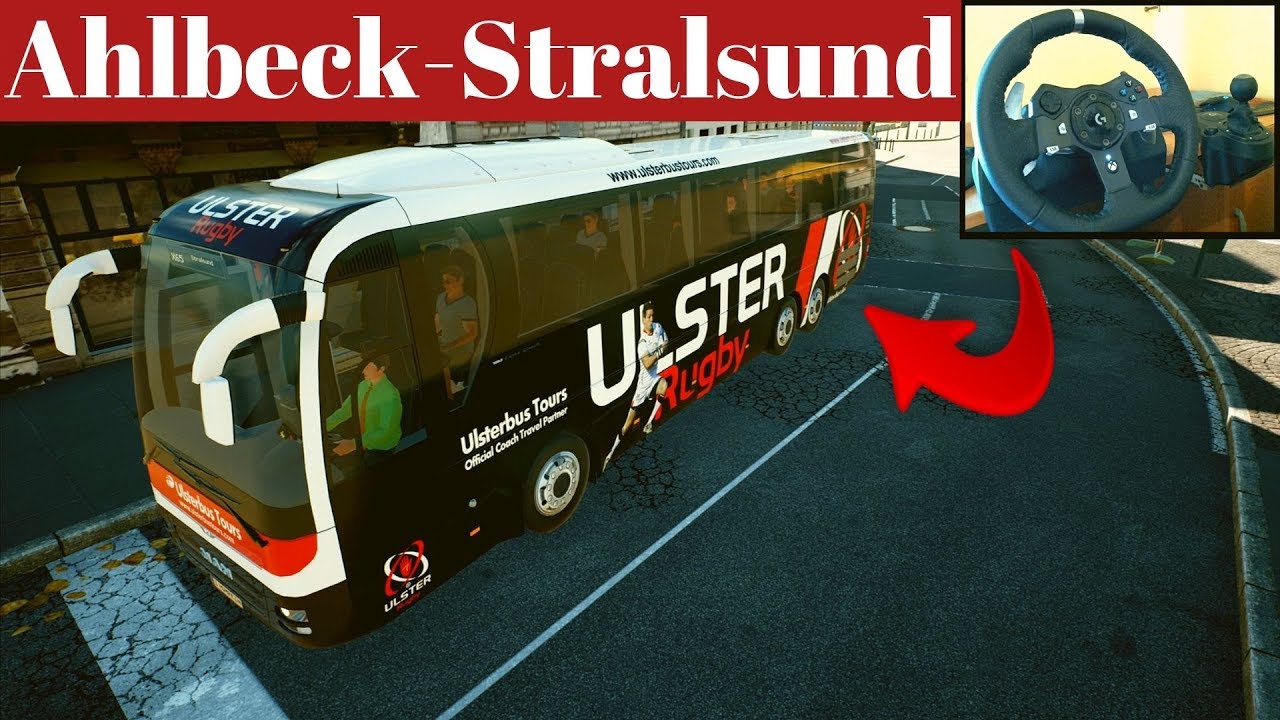 Fernbus Simulator ! UK collection #30 Ulster Rugby! Gameplay! Real 2K ...