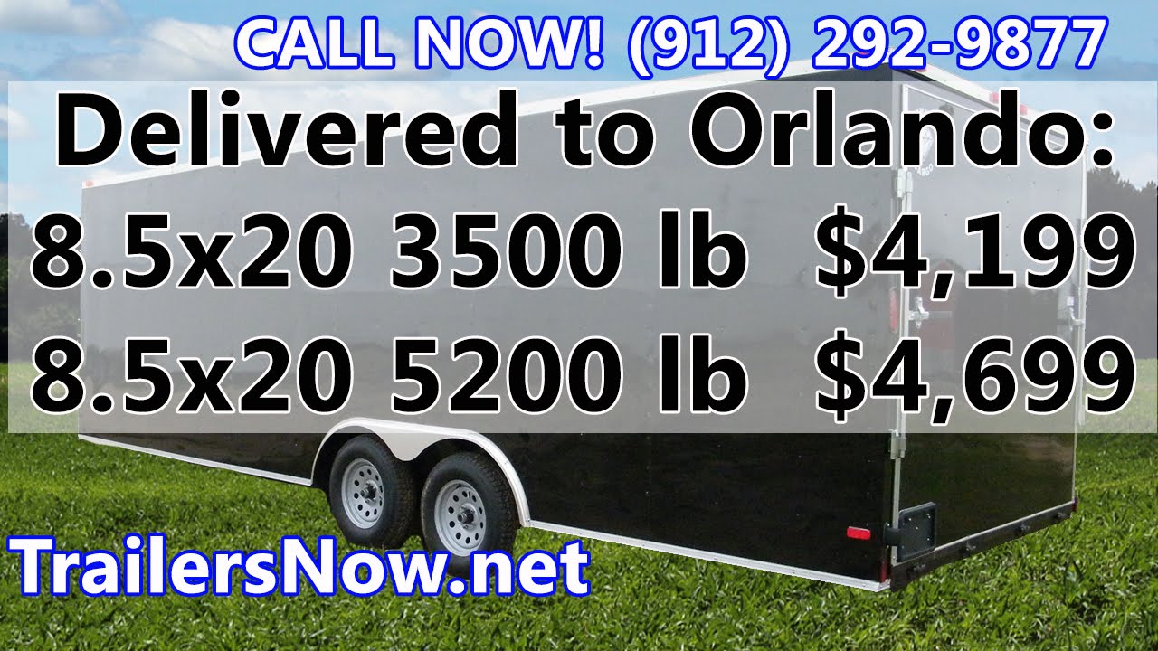 Enclosed Trailers For Sale In Orlando Florida at Timothy Charles blog