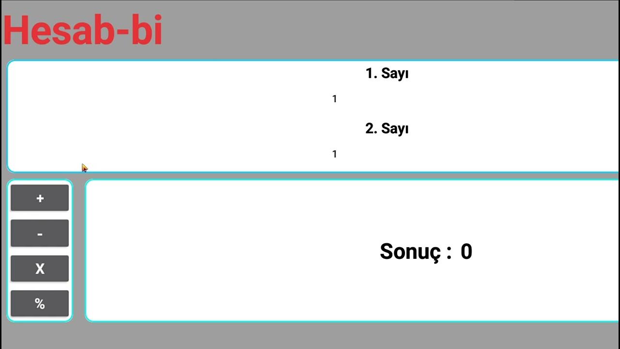 Yeni Uygulama | Kodular Hesap Makinesi🖋️🧮 - YouTube