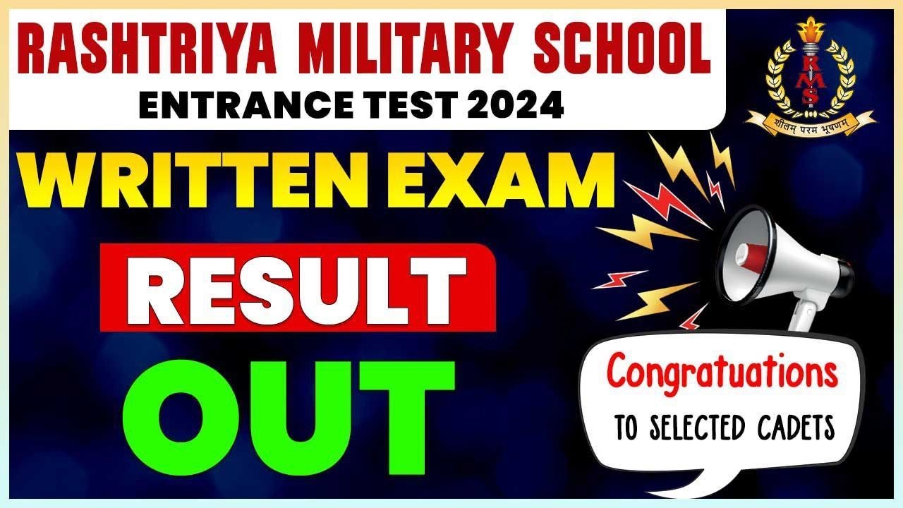 RMS CET 2024 Result Release|RMS CET Written Exam 2024 Result Complete ...