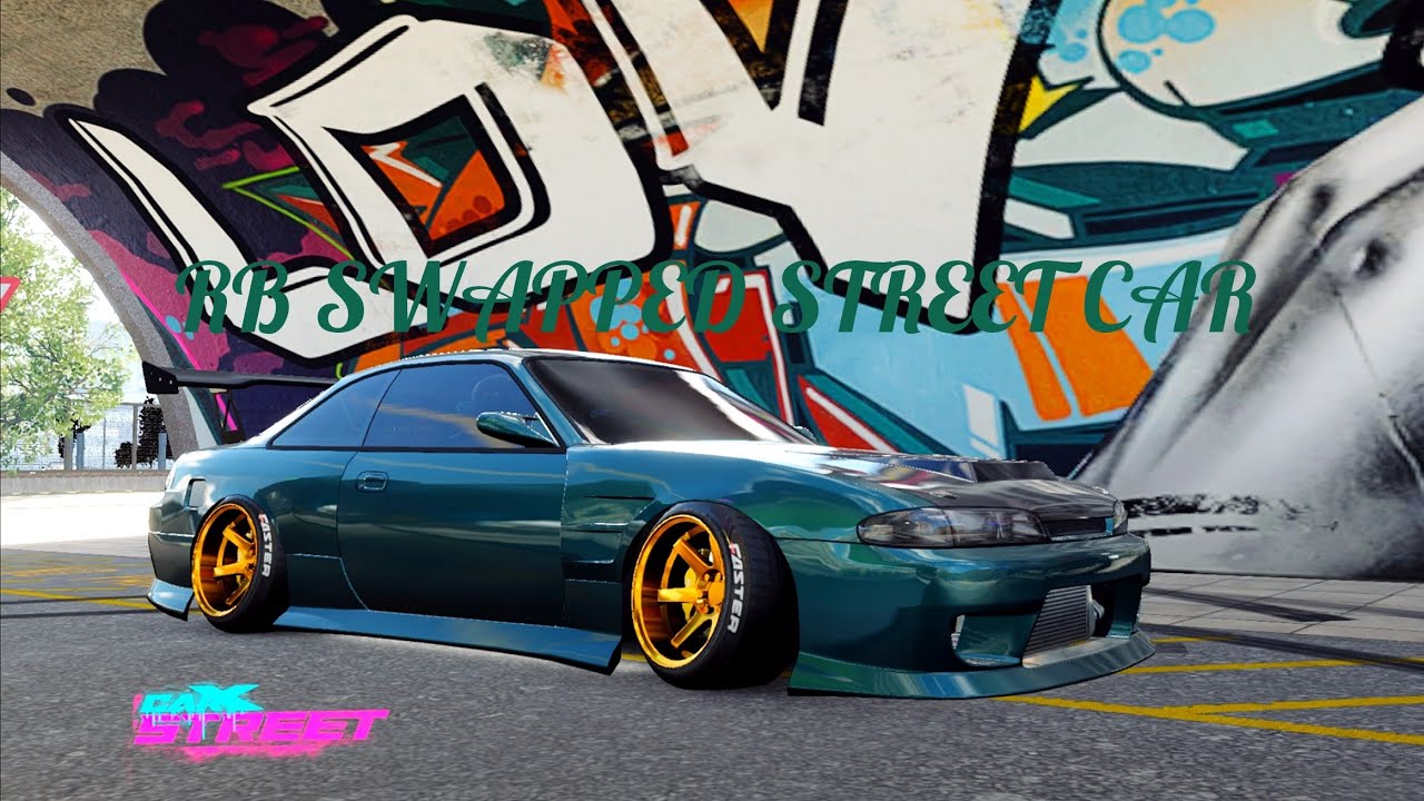 400HP RB swapped origin lab s14 build - CARX STREET - YouTube