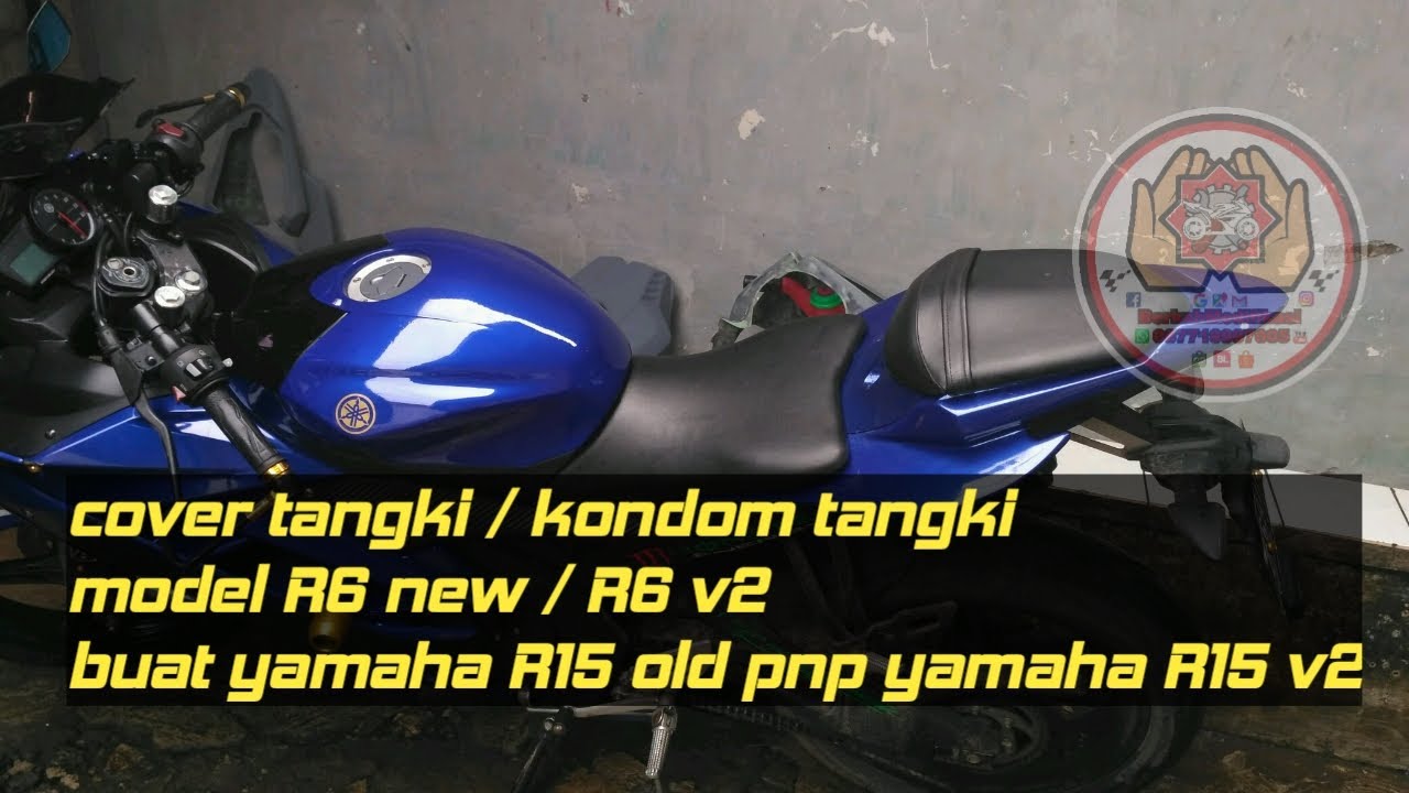 Modifikasi R15 Cover Tangki Kondom Tangki Model R6 New R6 V2 buat ...