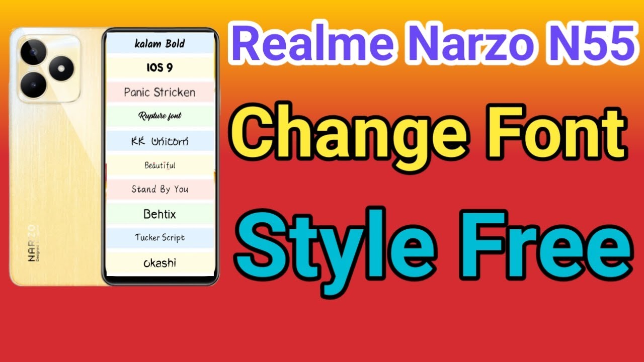 How To Change Font Style Realme Narzo N53 How To Download Font Style how-to-change-font-style-realme-narzo-n53-how-to-download-font-style