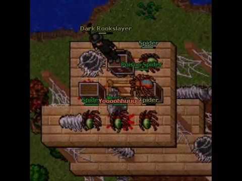 Tibia life of Dark Rookslayer in Rookgaard (Part 1) - YouTube
