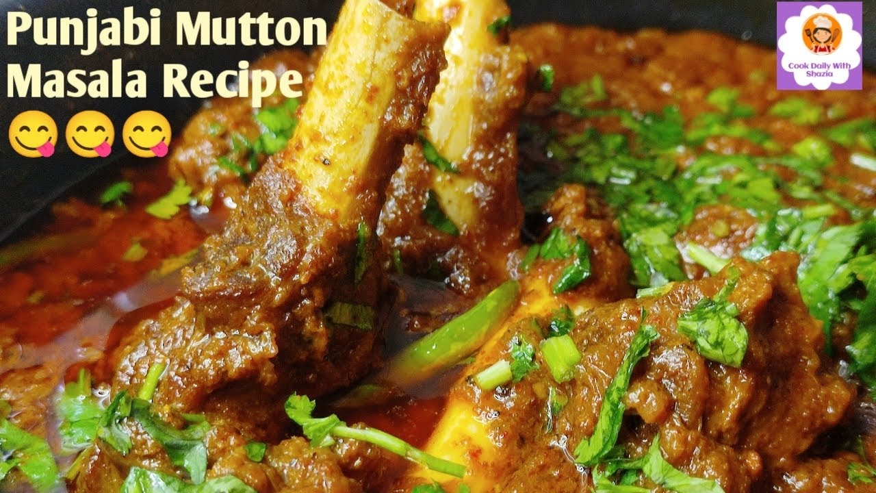Punjabi Mutton Masala Recipe😋|Easy Mutton Recipe|CDWS|| - YouTube