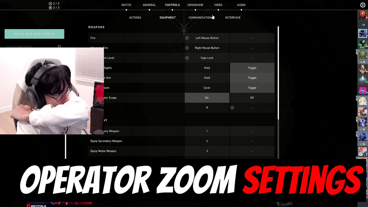 TenZ NEW Operator Settings 24/09/22 - YouTube