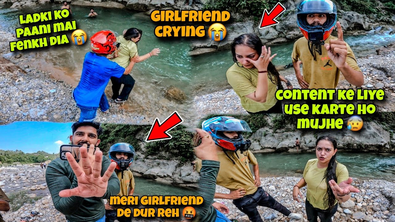 Content Ke Liye Use Krte Ho 😰 Ladki Ko Paani Mai Fenkh Diya 😳 Meri Girlfriend Se Durr Reh