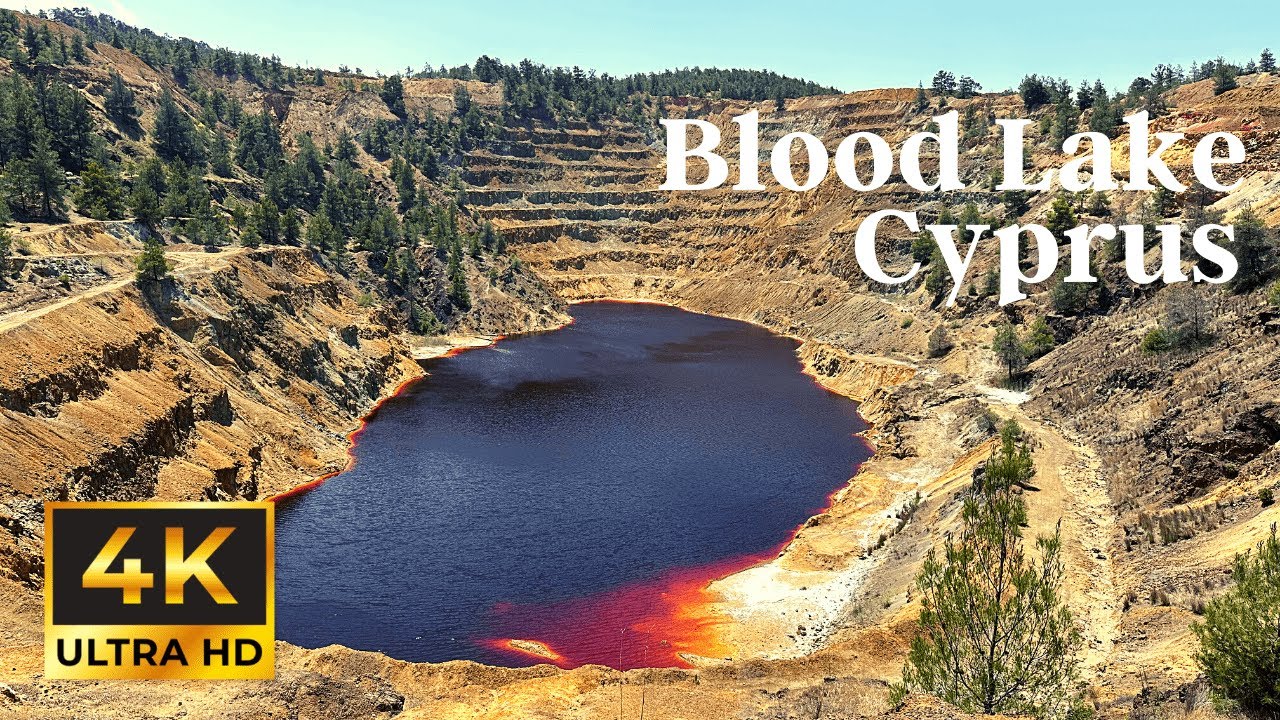 Cyprus' Red Lake: A Mesmerizing View of the Abandoned Mitsero Copper ...