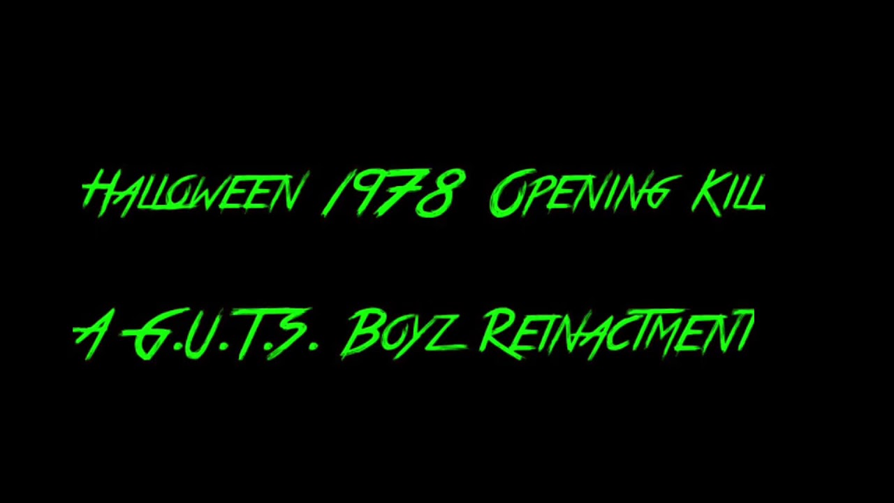Halloween 1978 Opening Kill - YouTube