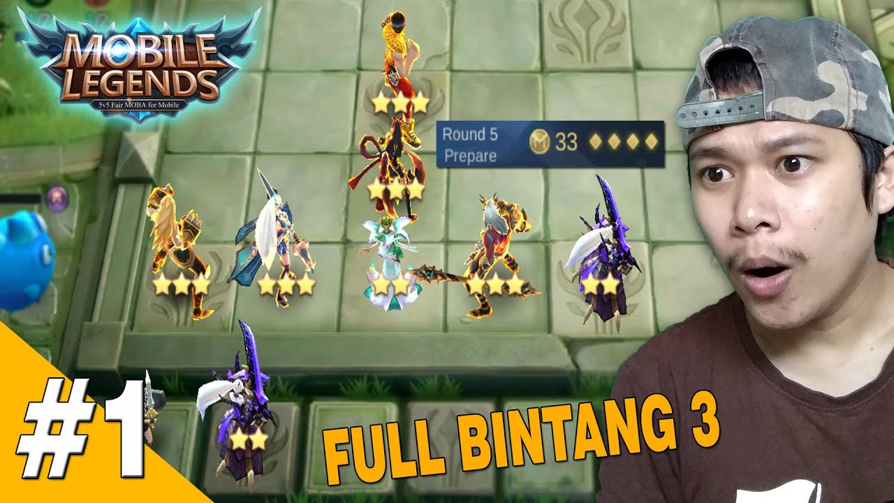 bintang 3 semua hero Magic chess mobile legends - YouTube