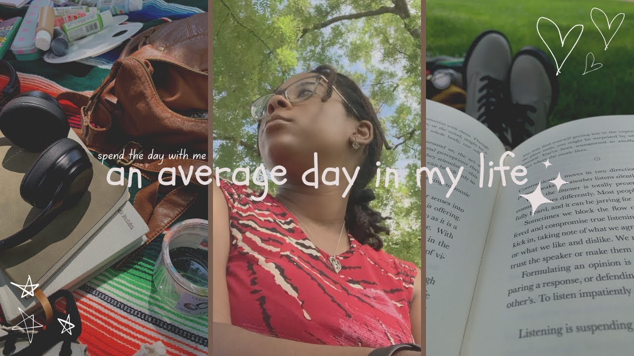 an average day in my life | spending time with friends, making art ...