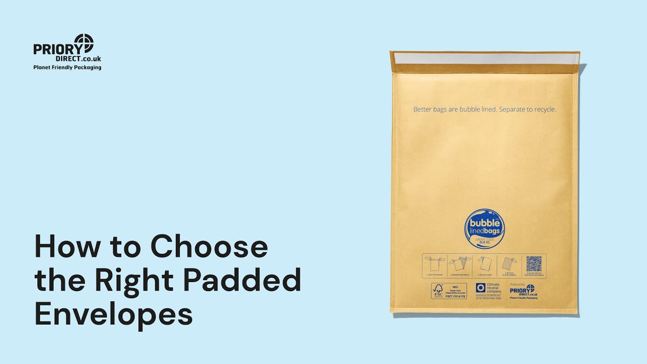 How To Choose The Right Padded Envelopes - YouTube