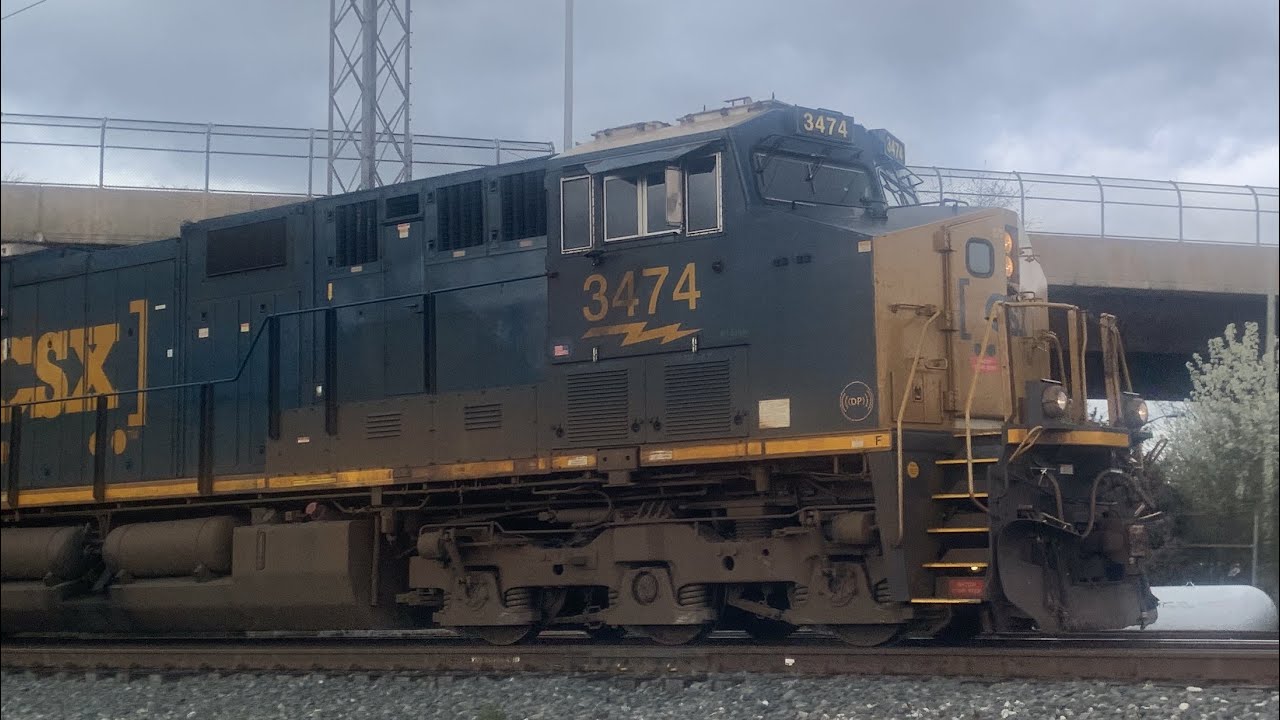 CSX M410-03 with 3474 Leading - YouTube