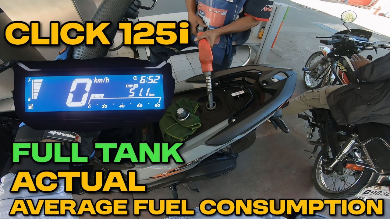 Honda Click 125i Fuel Consumption Actual Solo Ride Break in ...
