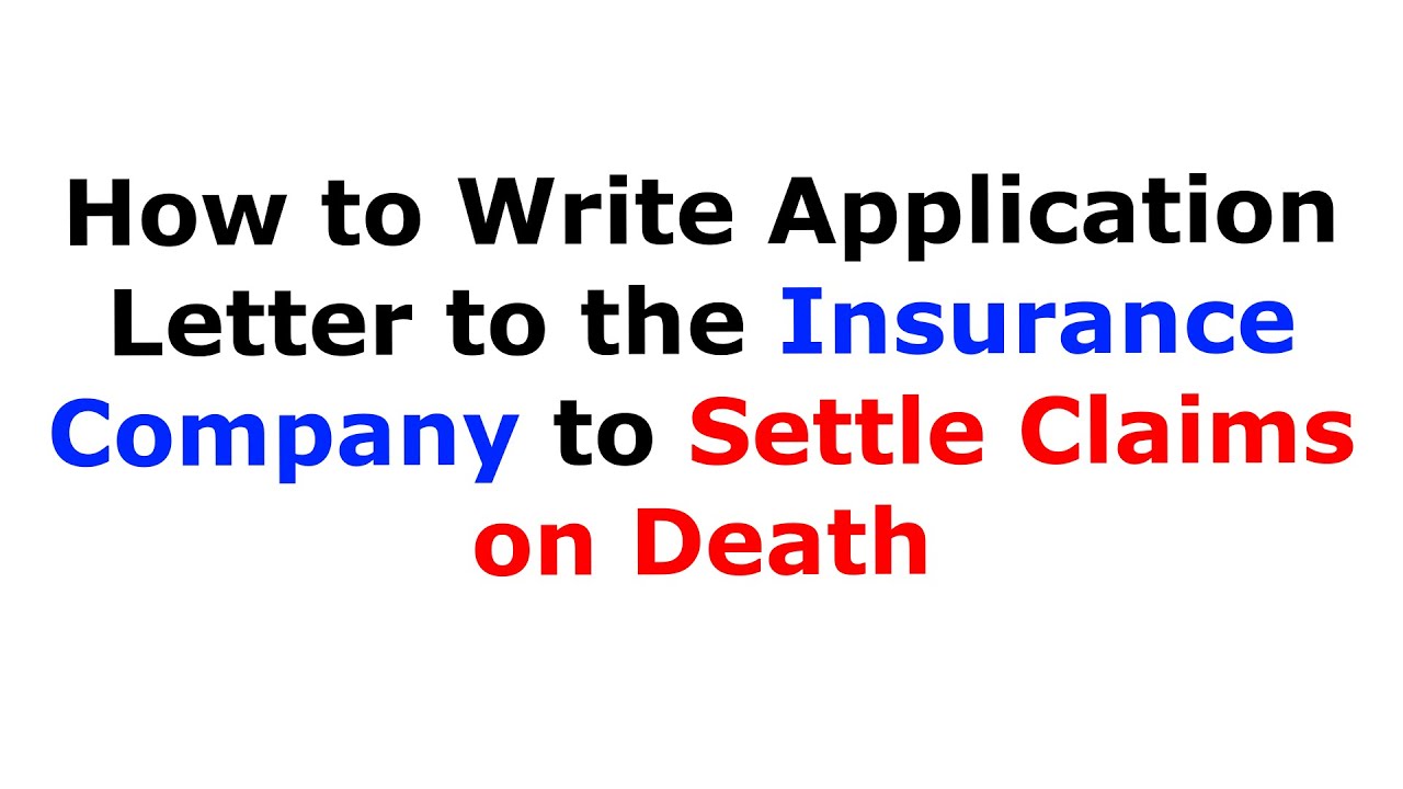 Death Claim Application In English Application To The Insurance death-claim-application-in-english-application-to-the-insurance