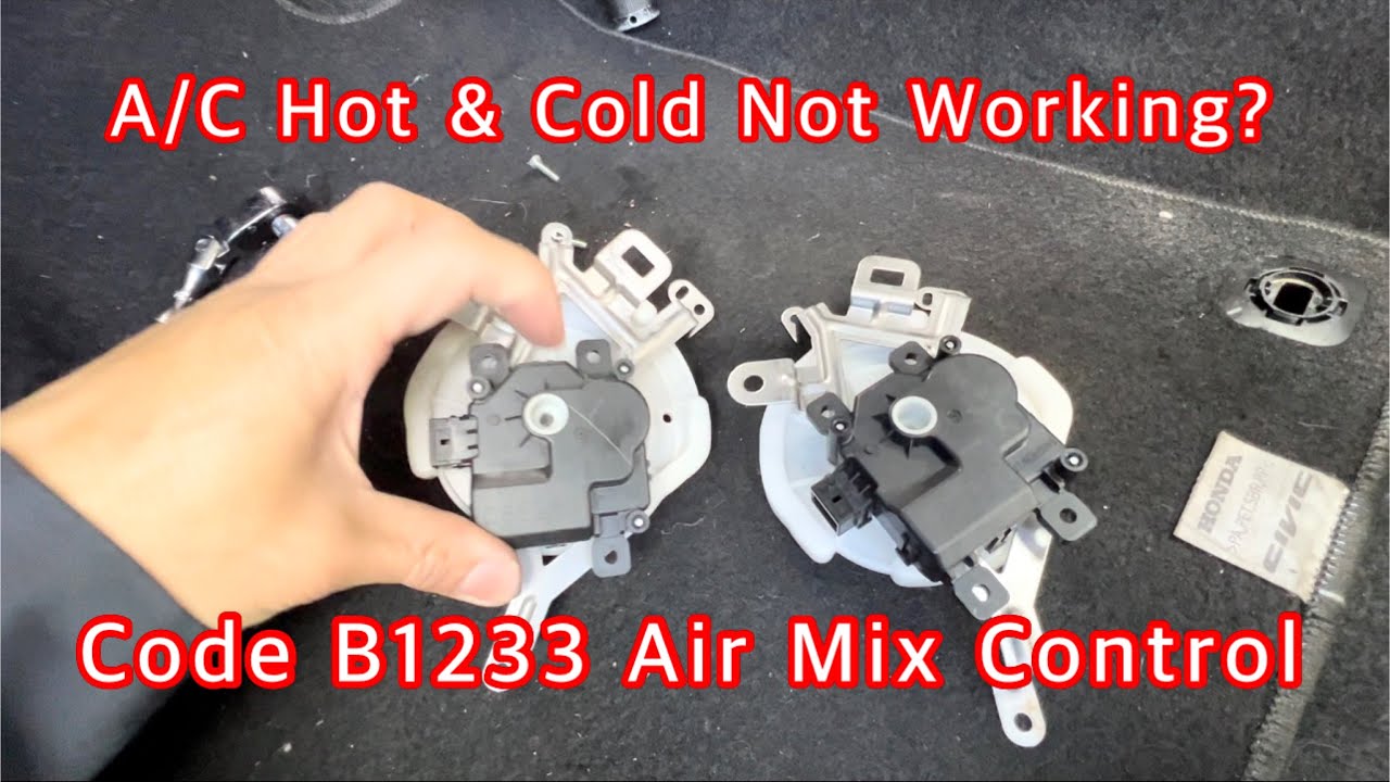 2016 To 2021 Honda Civic Air Mixture Blend Door Motor - A/C Cold & Hot ...