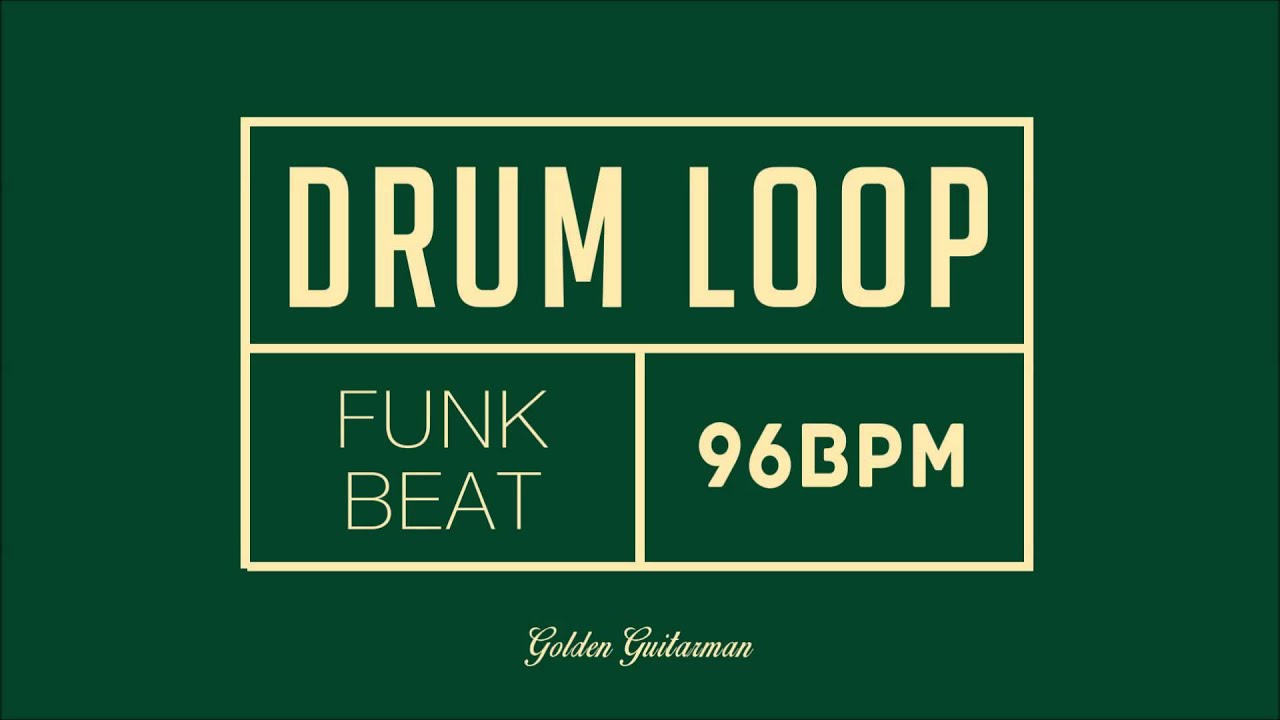 Funk Drum Loop 96 BPM - YouTube