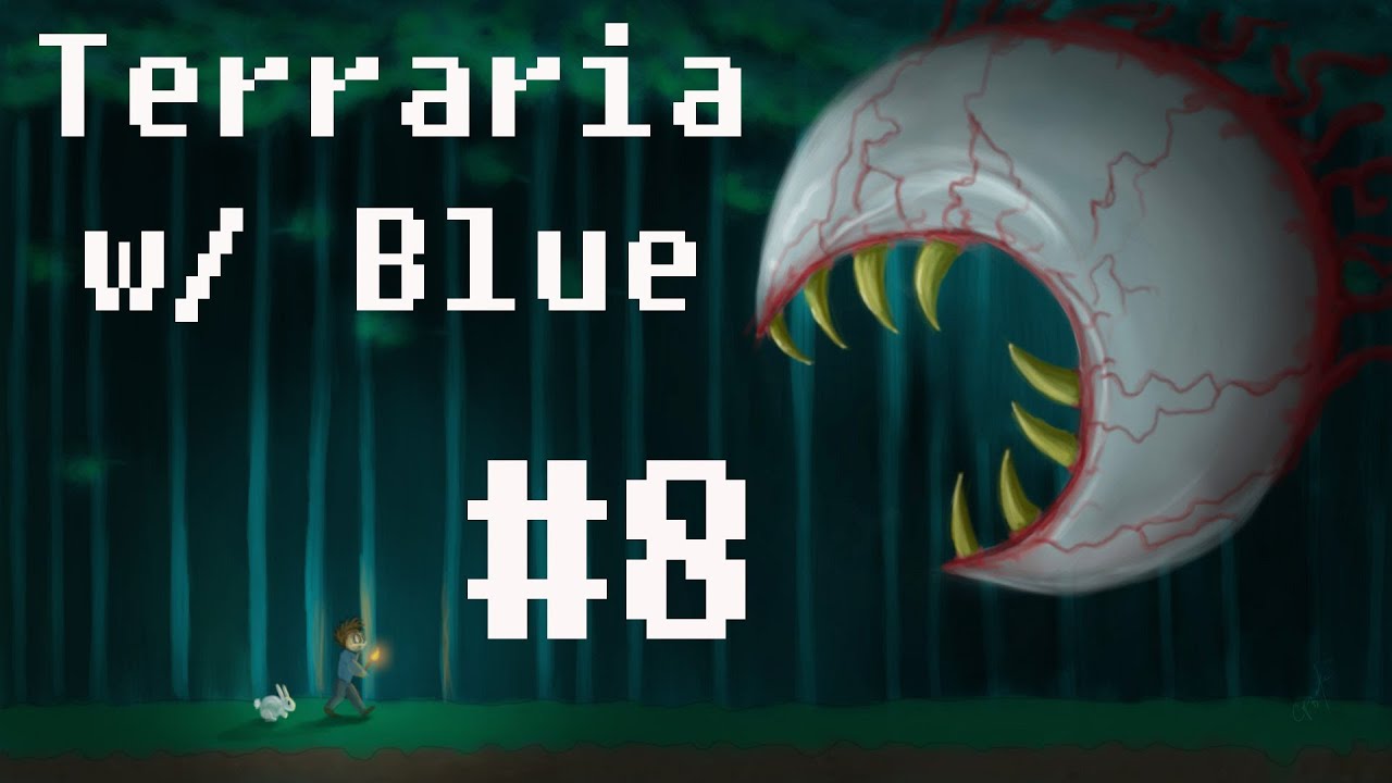 Terraria w/ Blue [Part 8]: Battle with the Skeletal Armies - YouTube