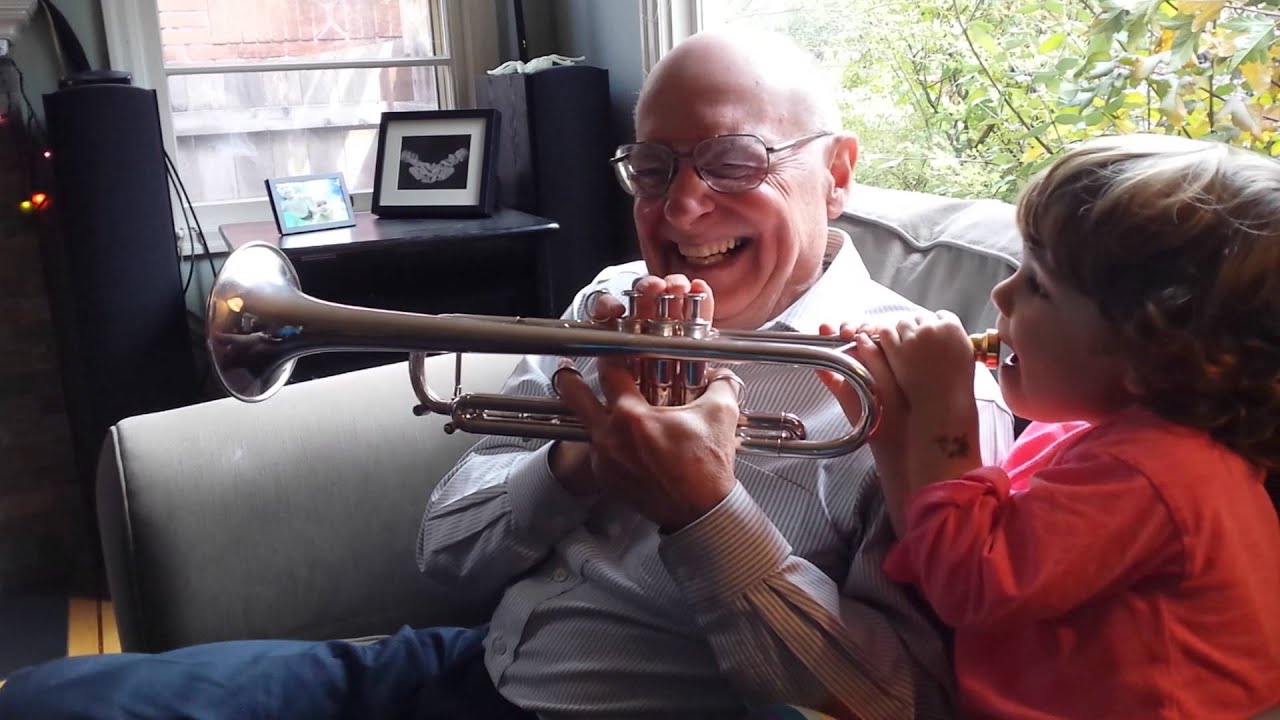 Grandpa, I Made Your Trumpet Burp - YouTube