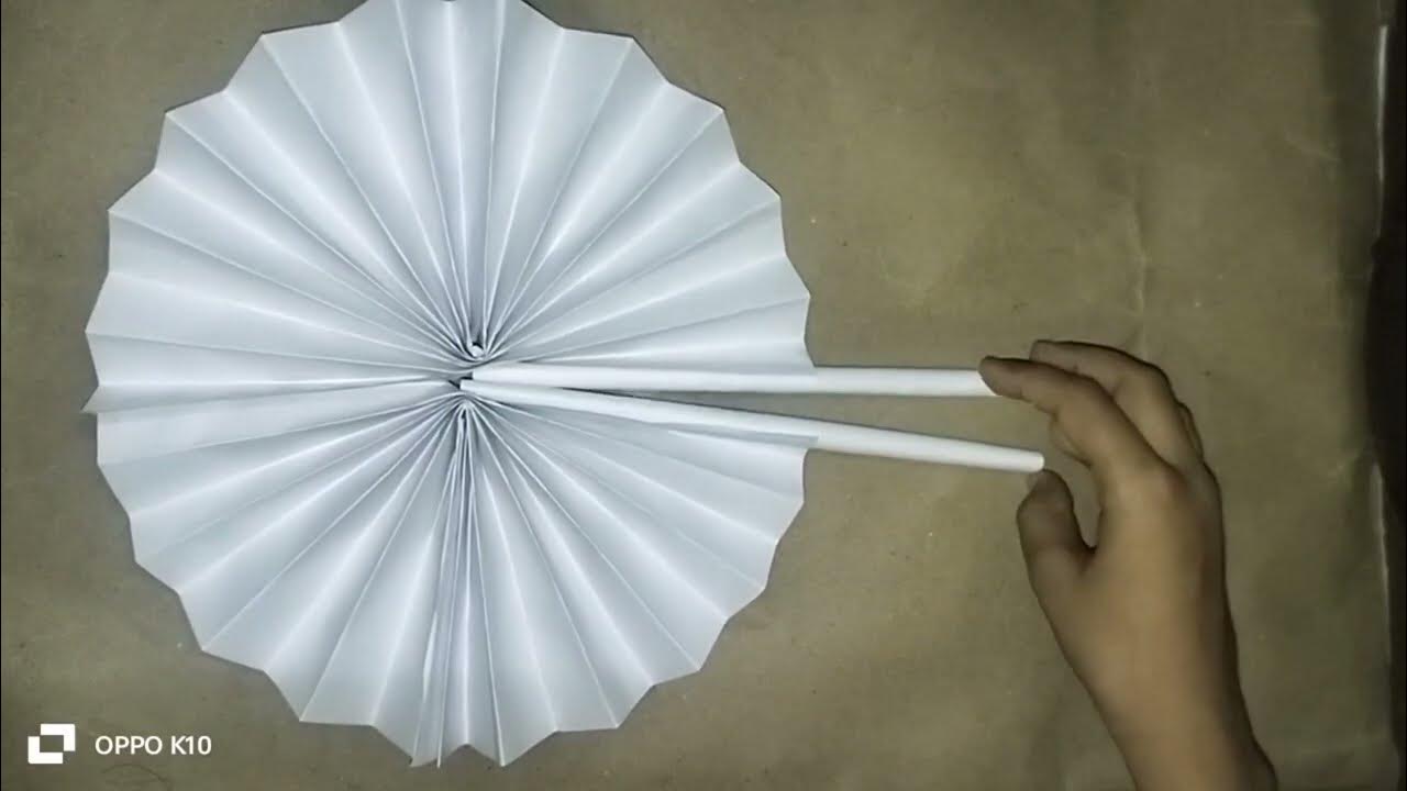 How to Make Paper Fan | Paper Fan Origami | DIY Paper Fan | Easy Step-by-Step Tutorial - YouTube