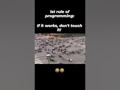 The First Rule Of Programming💯 #html5 #new #shortvideo #html #subscribe #fun #htmlcss # ...