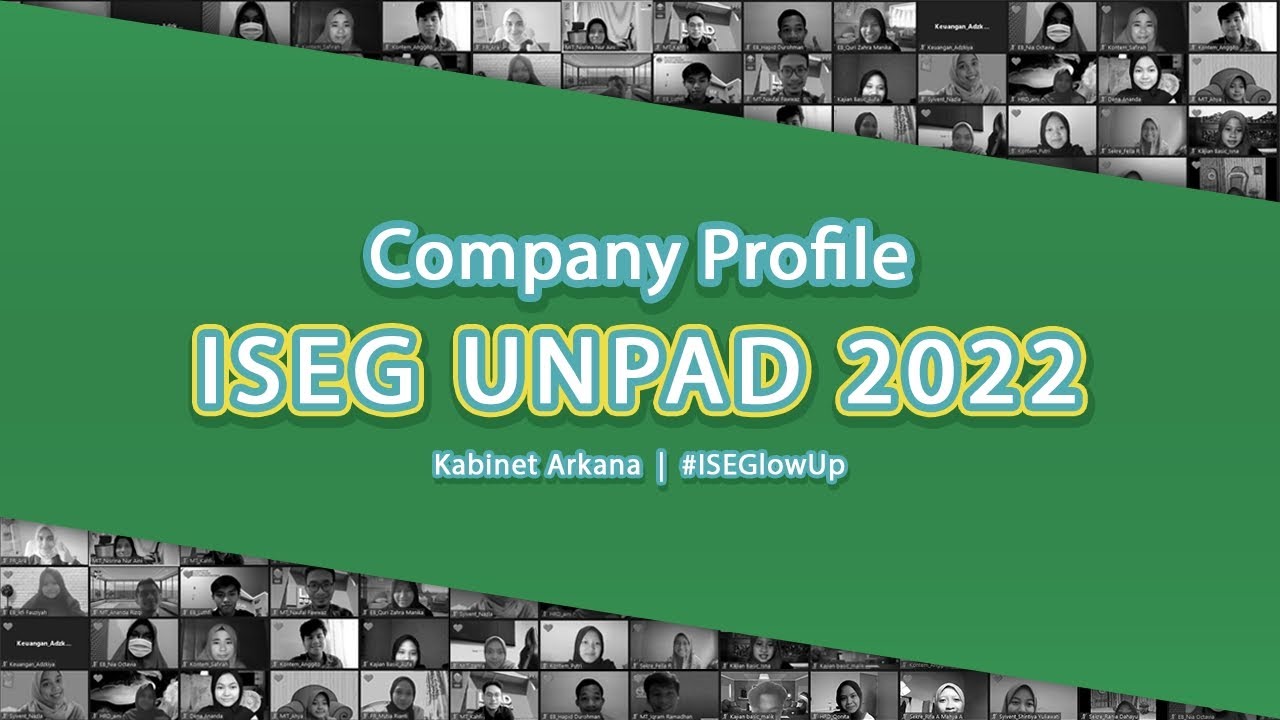 Company Profile ISEG Unpad 2022 - YouTube