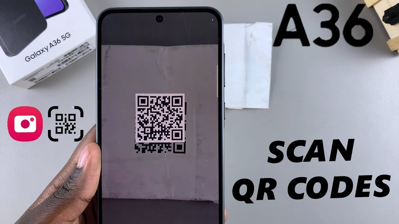 How To Scan QR Codes On Samsung Galaxy A36 - YouTube